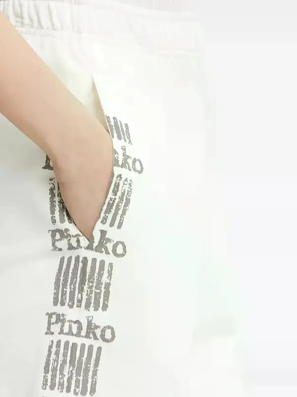 Pinko Logo Detail Elasticated-waist Shorts