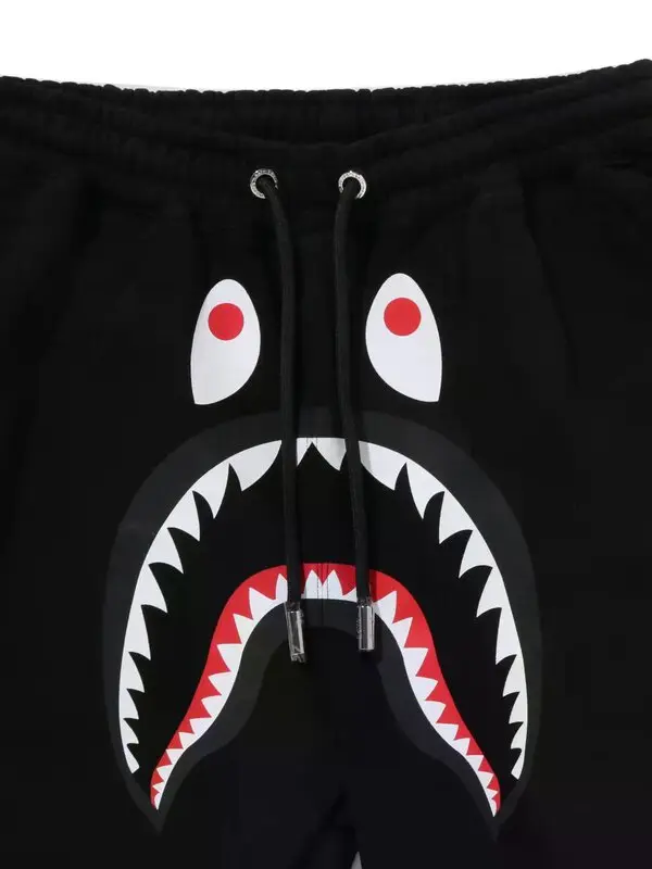 A BATHING APE Shark-head Drawstring Track Pants
