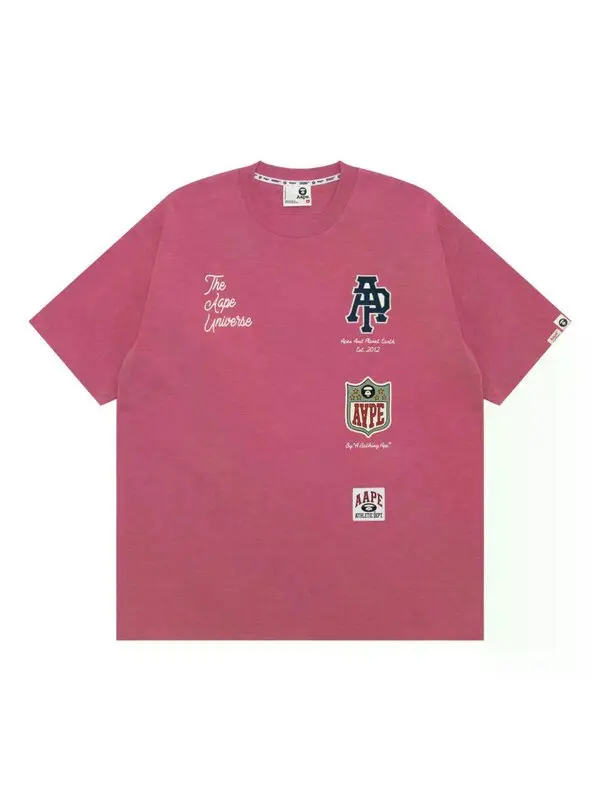 AAPE BY *A BATHING APE® Applique-patch T-shirt