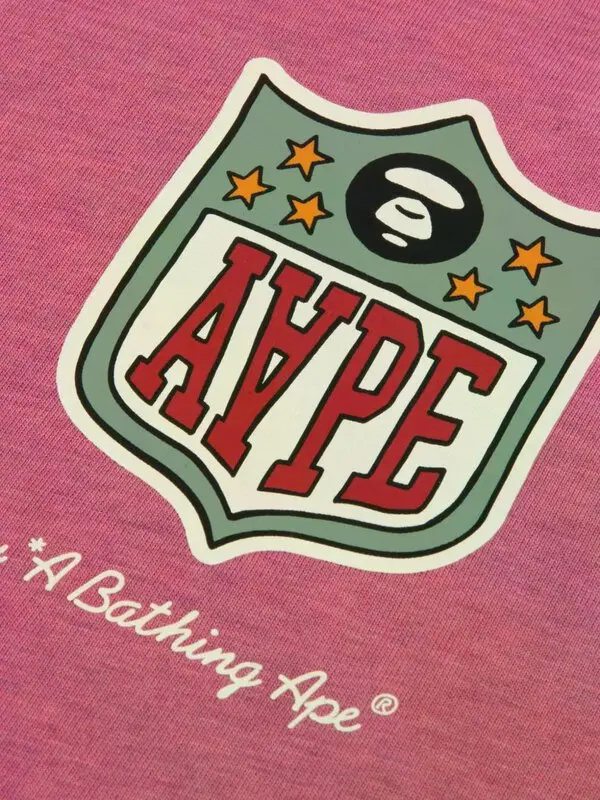 AAPE BY *A BATHING APE® Applique-patch T-shirt