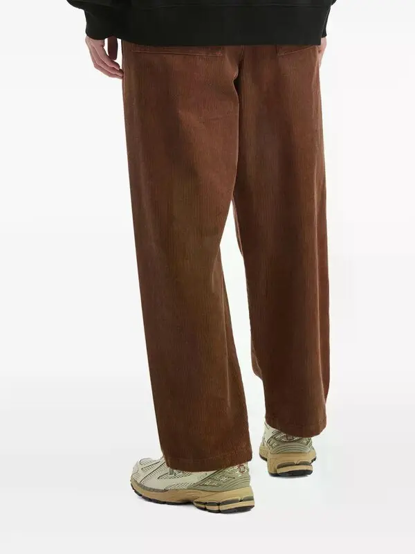 FINGERCROXX Embroidered Corduroy Trousers