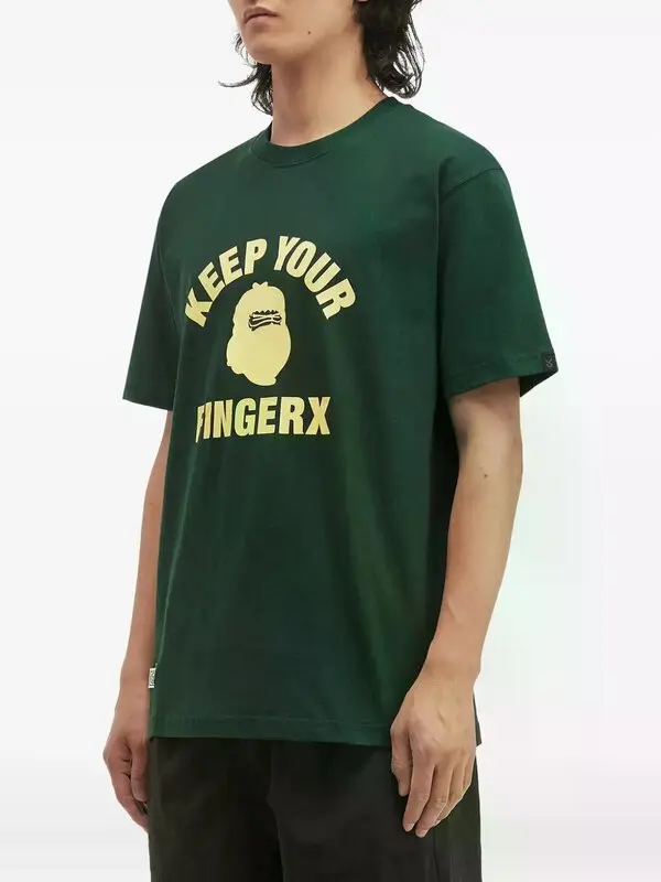 FINGERCROXX Graphic-print T-shirt - Green