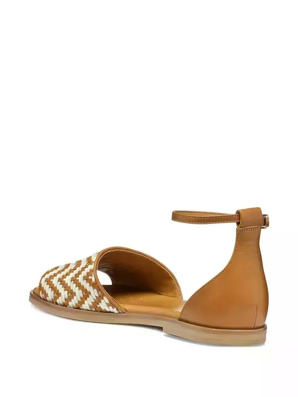 Geox Woven Ankle-strap Sandals