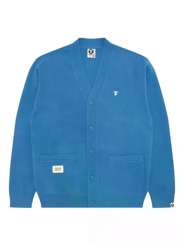 AAPE BY *A BATHING APE Ape Head Cardigan - Blue