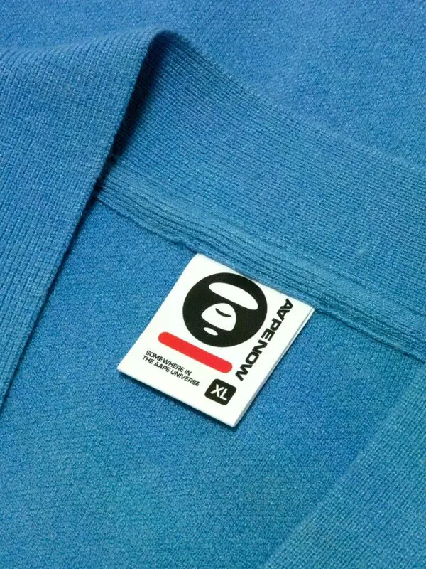 AAPE BY *A BATHING APE Ape Head Cardigan - Blue