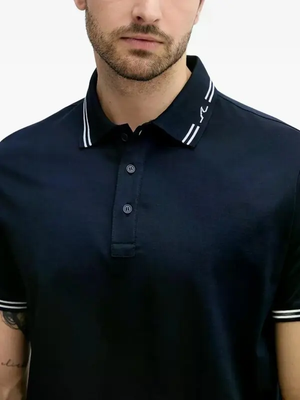 Paul & Shark Striped-collar Polo Shirt