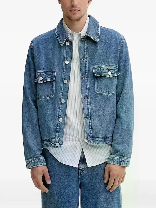 WON HUNDRED Flap-pocket Denim Jacket