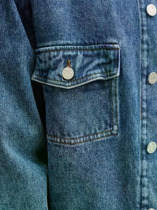 WON HUNDRED Flap-pocket Denim Jacket