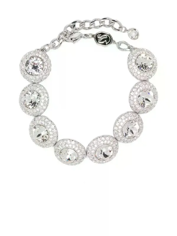 SWAROVSKI Una Angelic Crystal-embellished Bracelet - Silver