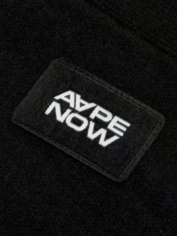 AAPE BY *A BATHING APE Ape Head Patch-pocket Cardigan - Black