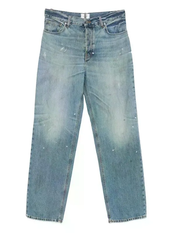 HAIKURE Paint Splatter Five-pocket Jeans