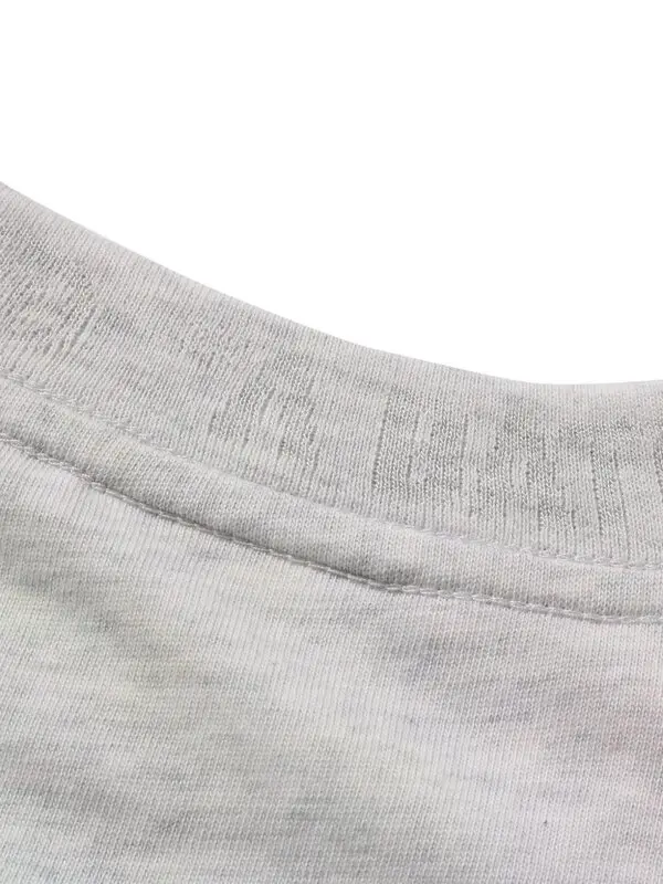 A BATHING APE Ape Head Logo-embroidered T-shirt - Grey
