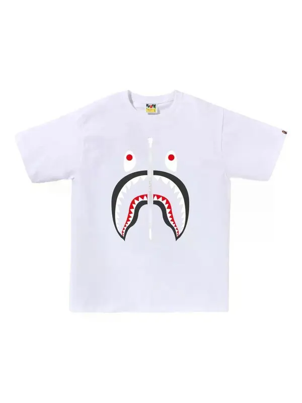 A BATHING APE Shark T-shirt - White