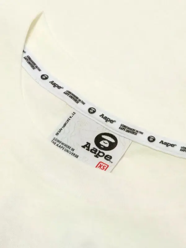 A BATHING APE Bear-print T-shirt - Neutrals