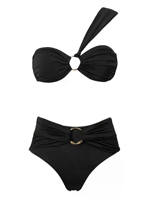 SOFIA ERHAN Ring-detail Bikini - Black