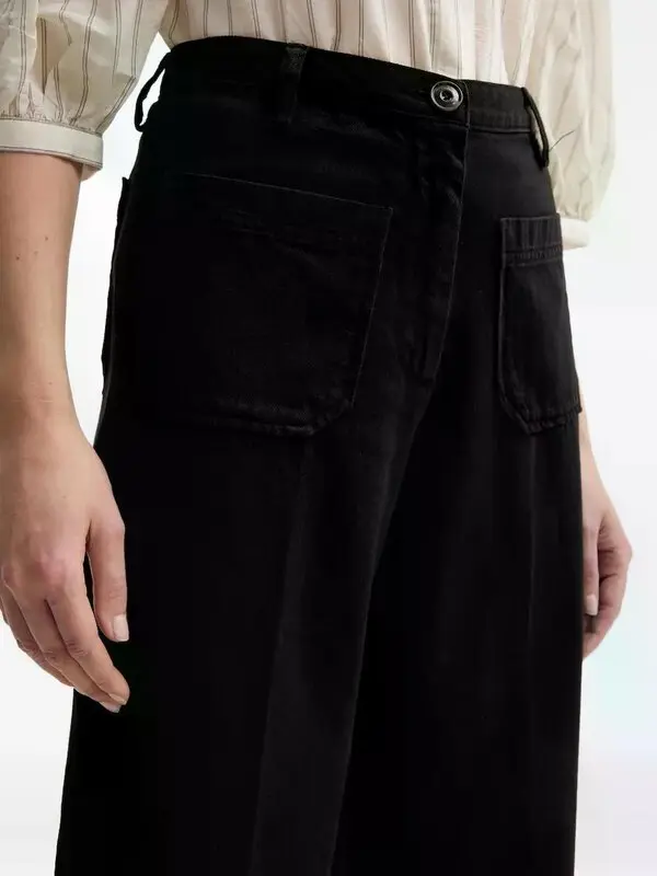 SESSUN Aldricks Pocket-detail Wide-leg Jeans