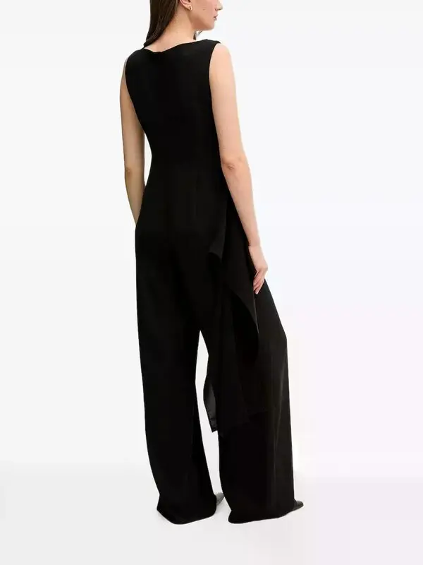 SANDRO FERRONE Asymmetric Draped Jumpsuit