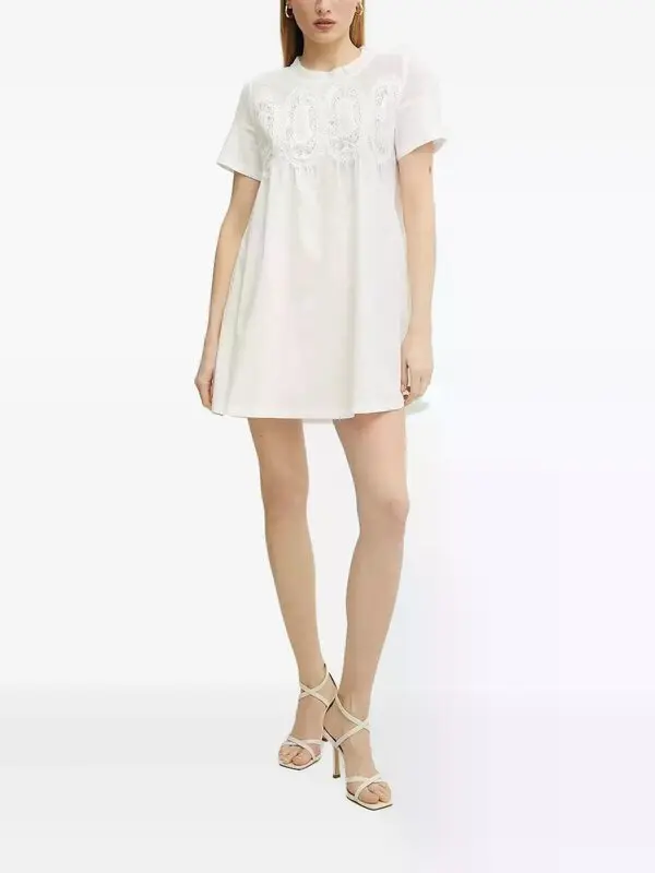 ERMANNO FIRENZE Embroidery Mini Dress