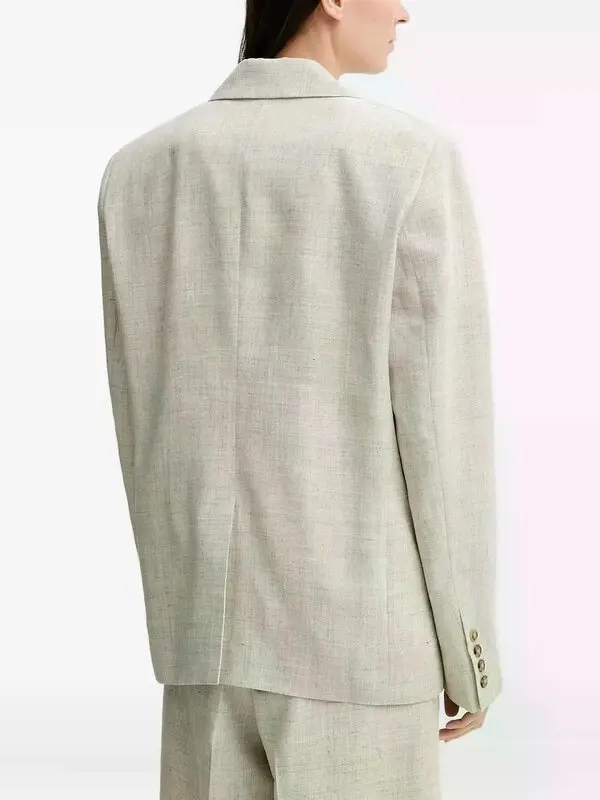 HERSKIND Notched-lapel Linen Blazer - Neutrals