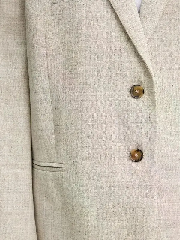HERSKIND Notched-lapel Linen Blazer - Neutrals