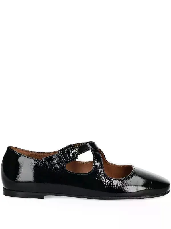 BILLI BI Buckle-fastening Patent-leather Ballet Flats