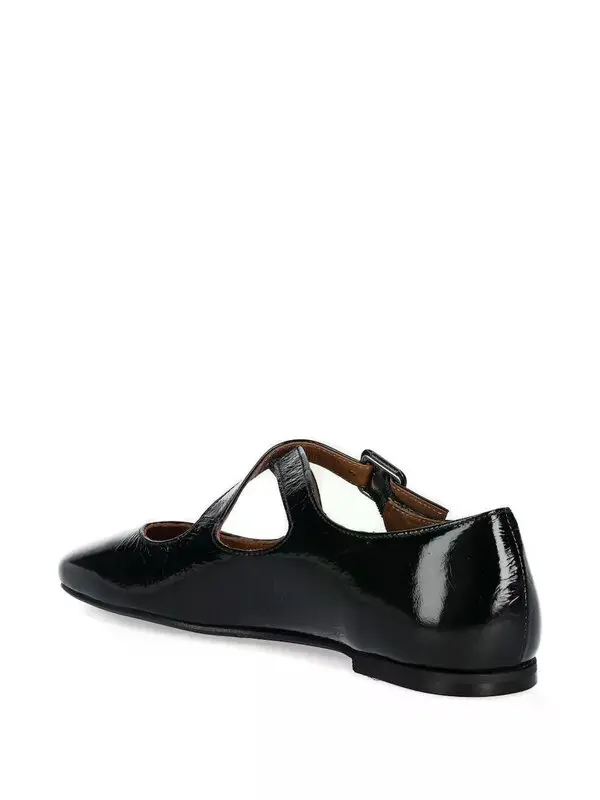 BILLI BI Buckle-fastening Patent-leather Ballet Flats