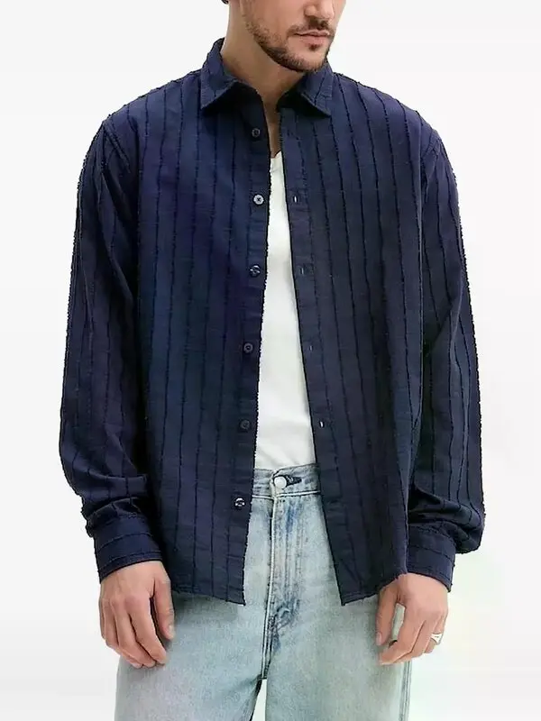 Desigual Textured Striped Shirt