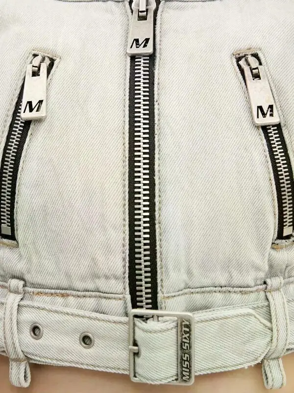 Miss Sixty Zip-fastening Cotton Jacket