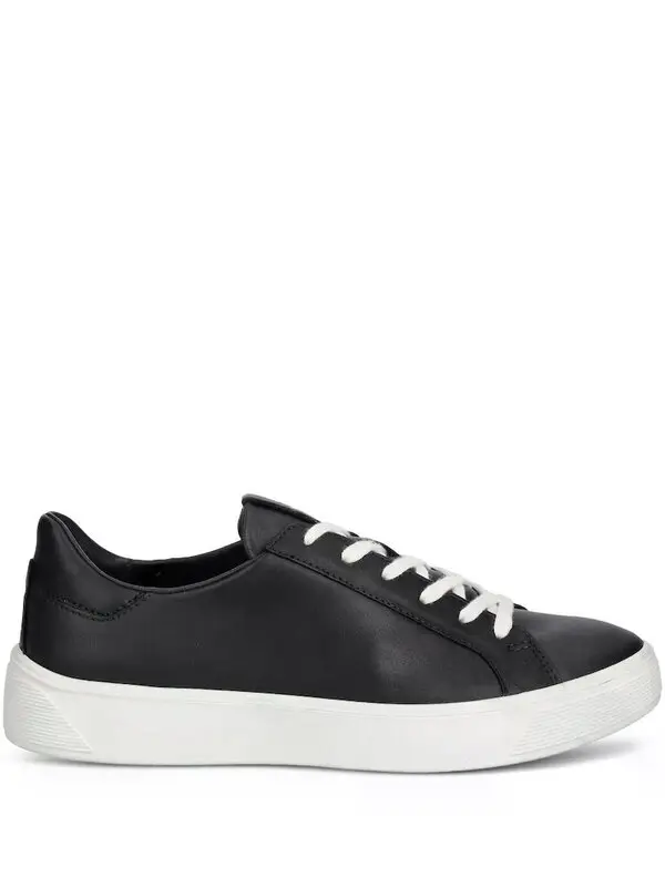 Ecco Lace-up Leather Sneakers