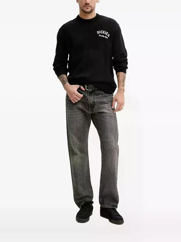 Dickies Embroidered Logo Crew-neck Sweater