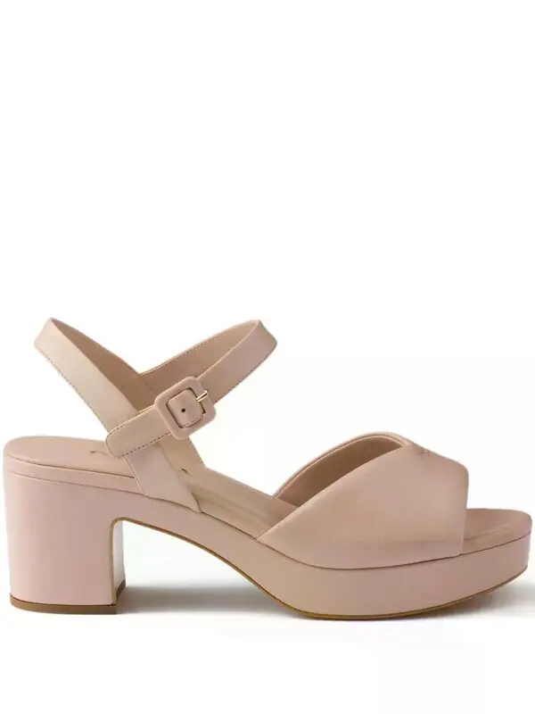 Prada Buckle-strap Platform Sandals