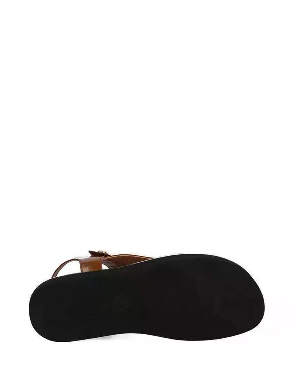 BILLI BI Leather Flat Sole Sandals