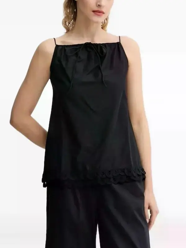 BY MALENE BIRGER Lace-trimmed Top