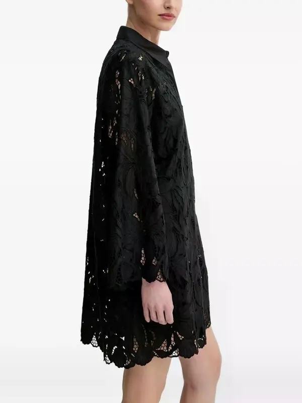 ISABELLE BLANCHE Floral-lace Shirt Dress