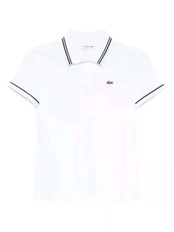 Lacoste Logo-embroidered Polo Shirt - White