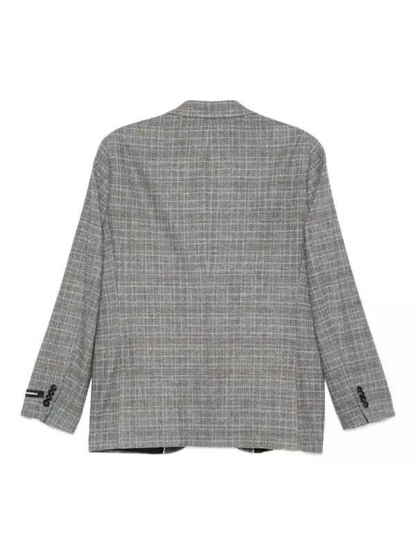 Karl Lagerfeld Checked Two-button Jacket - Grey