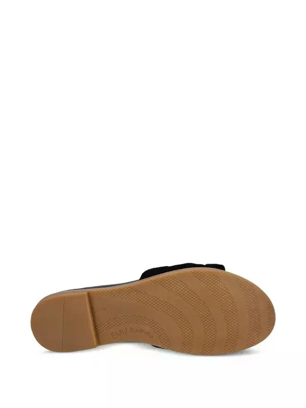 EMU AUSTRALIA Ikara Crossover Suede Flat Sandals