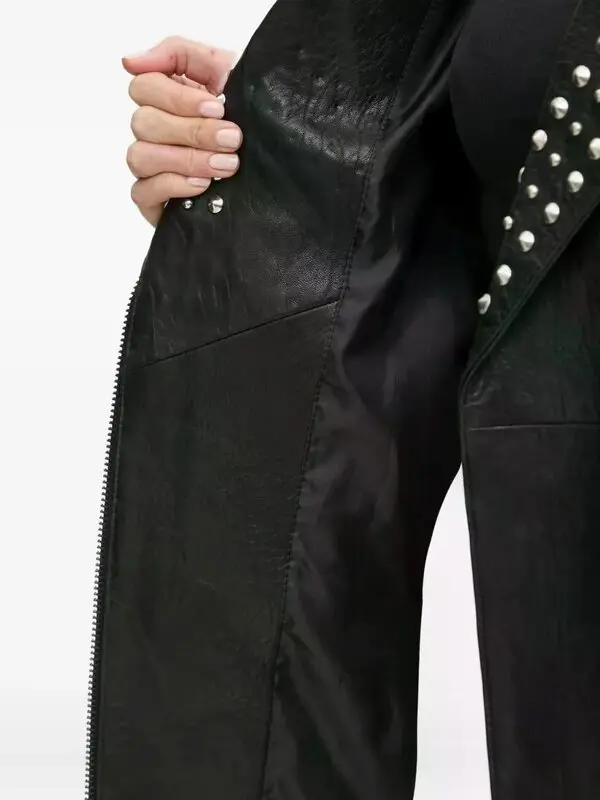 BRUUNS BAZAAR Studded Leather Vest