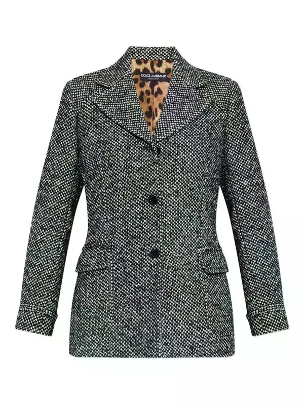 Dolce & Gabbana Flap-pockets Tweed Jacket