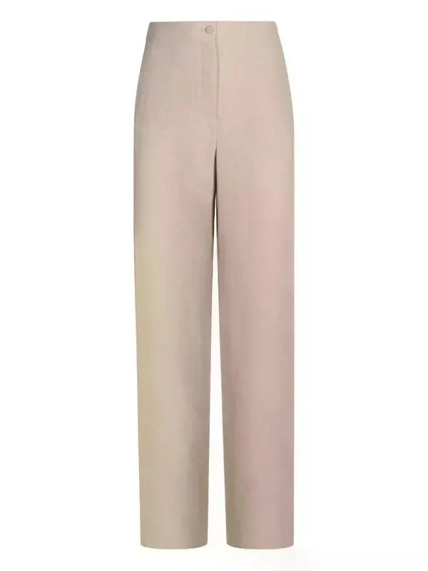 Emporio Armani Button-fastening Trousers - Neutrals