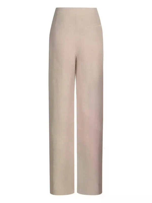 Emporio Armani Button-fastening Trousers - Neutrals