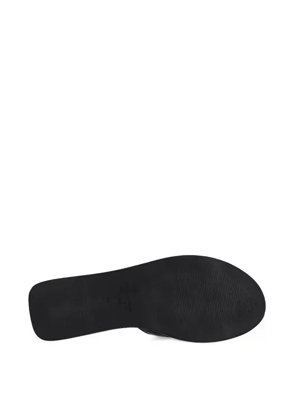 Gant Leather Logo-embossed Flat Sandals