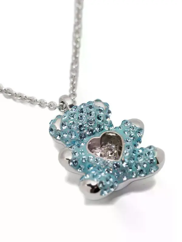 SWAROVSKI Teddy Heart Pendant Necklace - Silver
