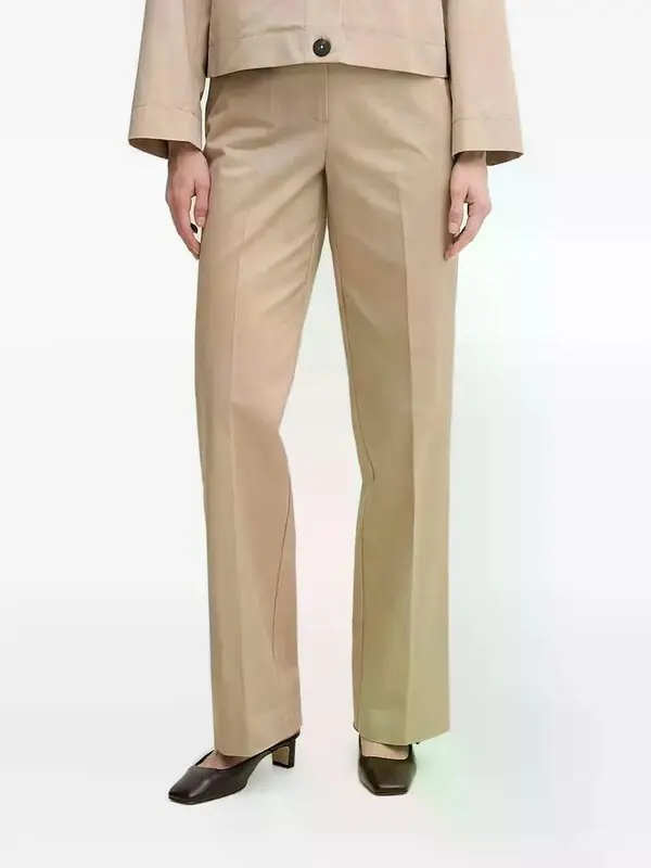 PEDRO DEL HIERRO Pleated Cotton Trousers