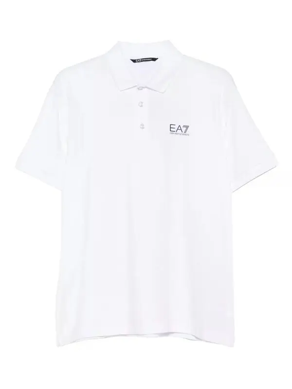 Emporio Armani Logo-print Polo Shirt - U0002 White