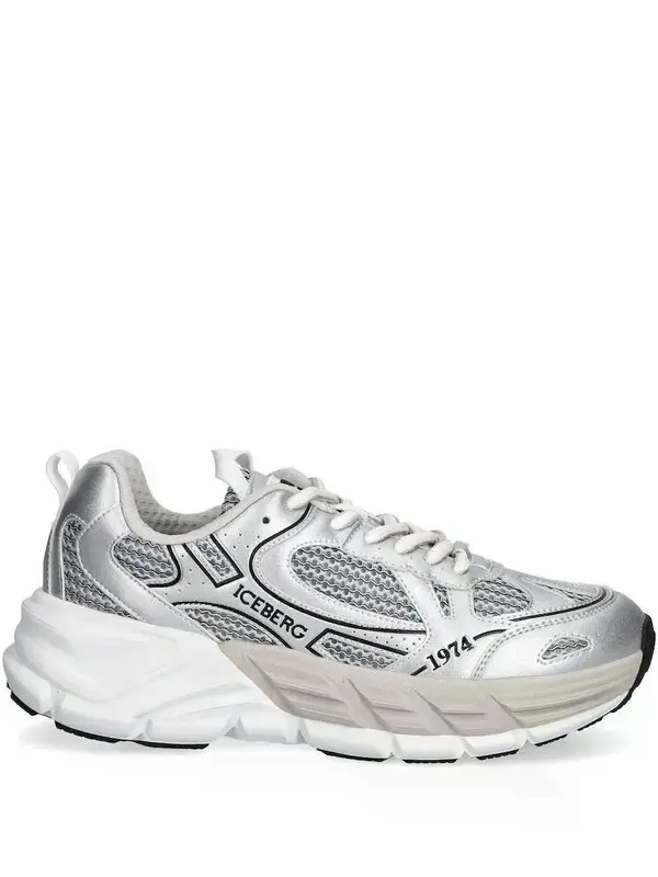 Iceberg Icb One Mesh-panelled Sneakers