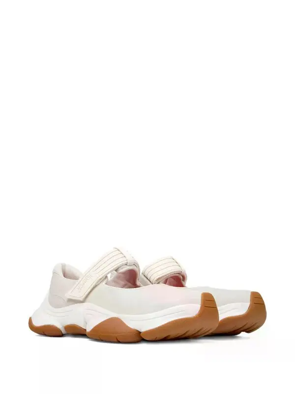 Camper Leather Strap Sneakers - White