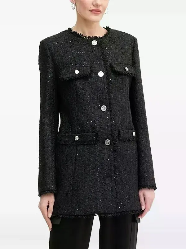Guess Sequin-embellished Tweed Jacket