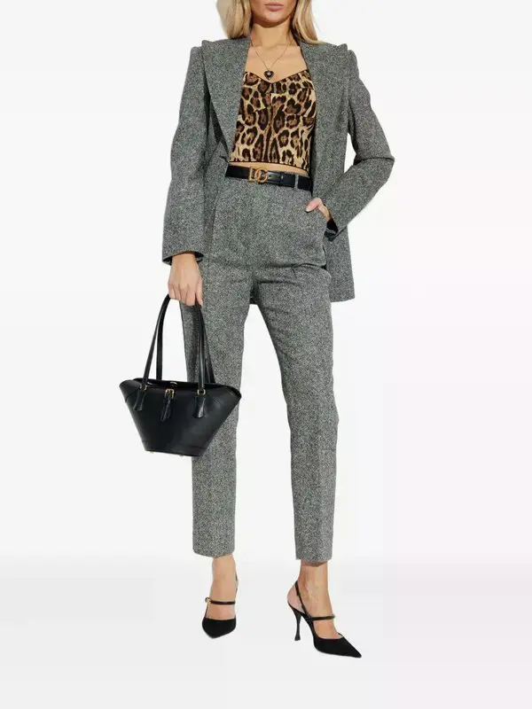 Dolce & Gabbana Single-button Tweed Jacket