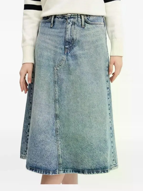 Hugo A-line Denim Skirt - Blue